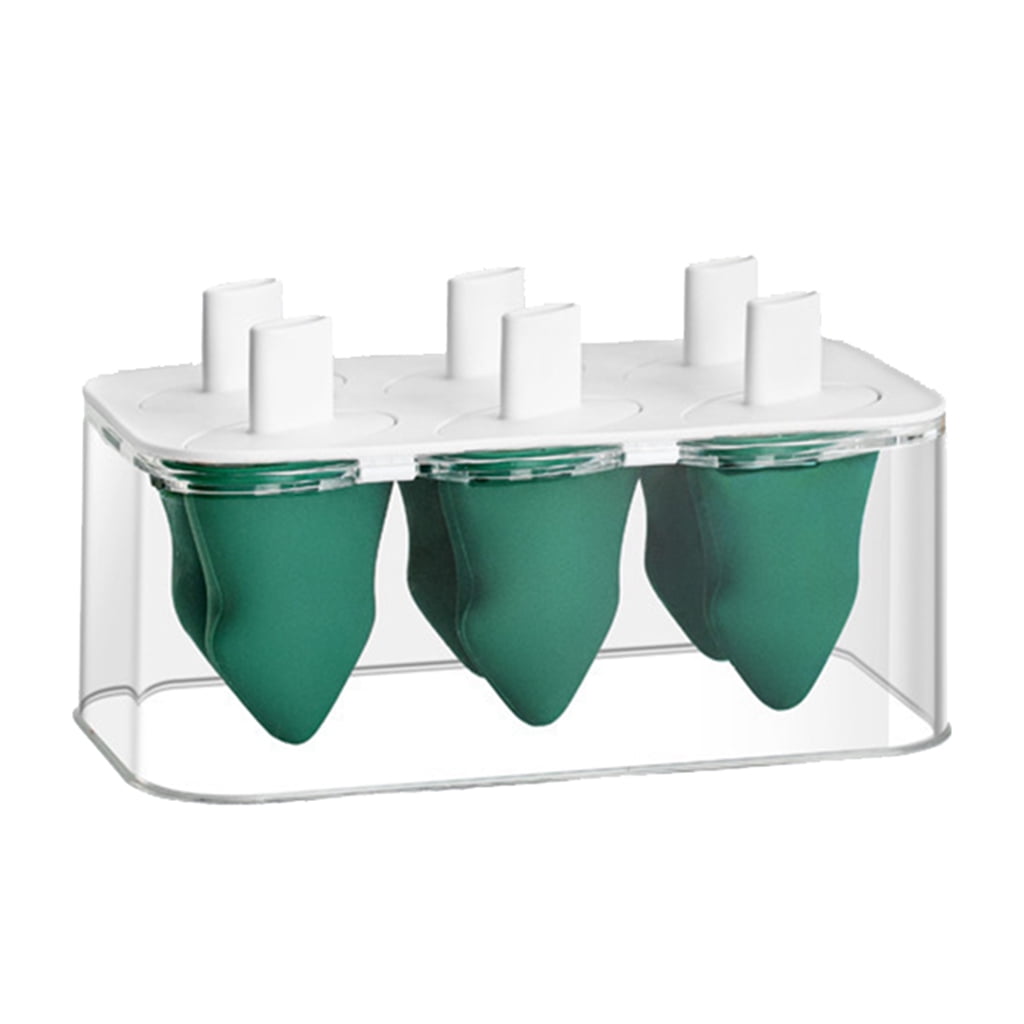 Giaone 6 Cell Pop-sicle Mold Tree Ice Cream Mould Maker Reusable for ...