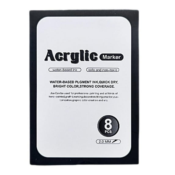 Giaone 9 Plastic Art Pen Waterproof Stackable Gold Silver White For Low ...