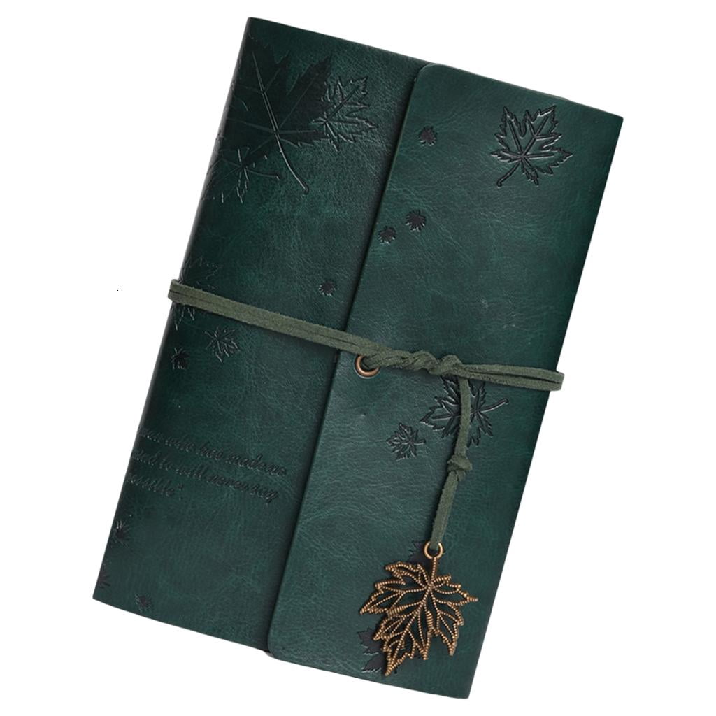 Giaone A 6 Retro Notebook Diary Notebook Maple Leaf Notepad Travel ...
