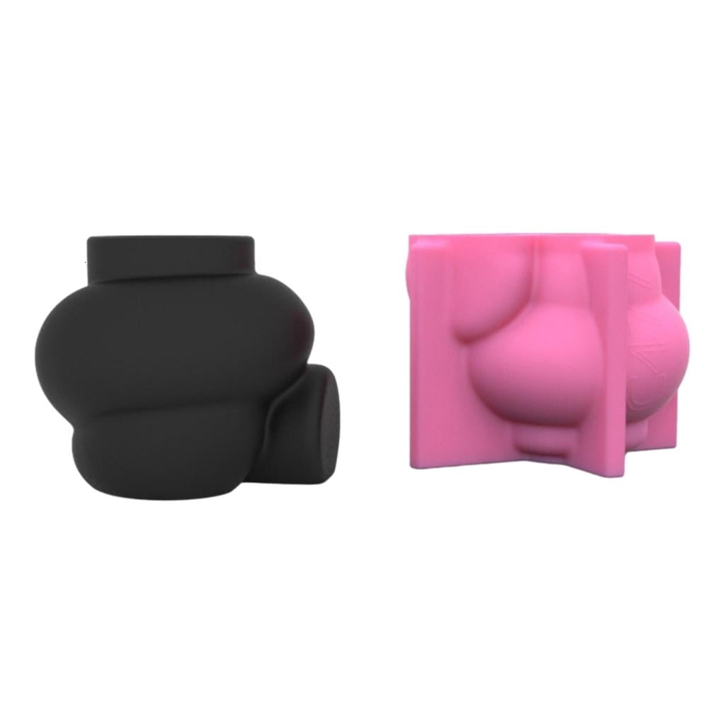 Giaone Abstract Art Vase Resin Mold Simple Style Makeup Brush Holder ...