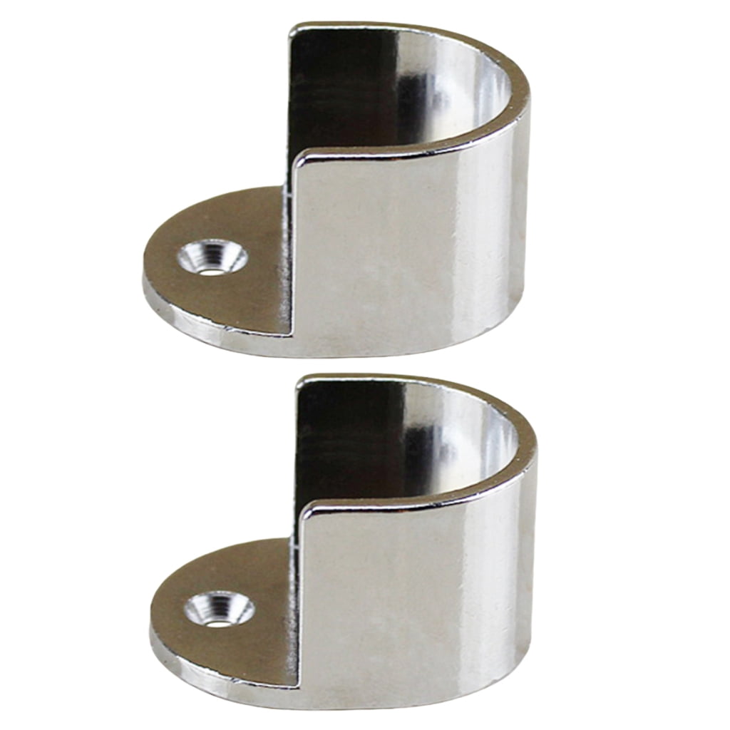 Giaone Alloy Curtain Rods Support Brackets for 28mm Rods Fit Metal and ...