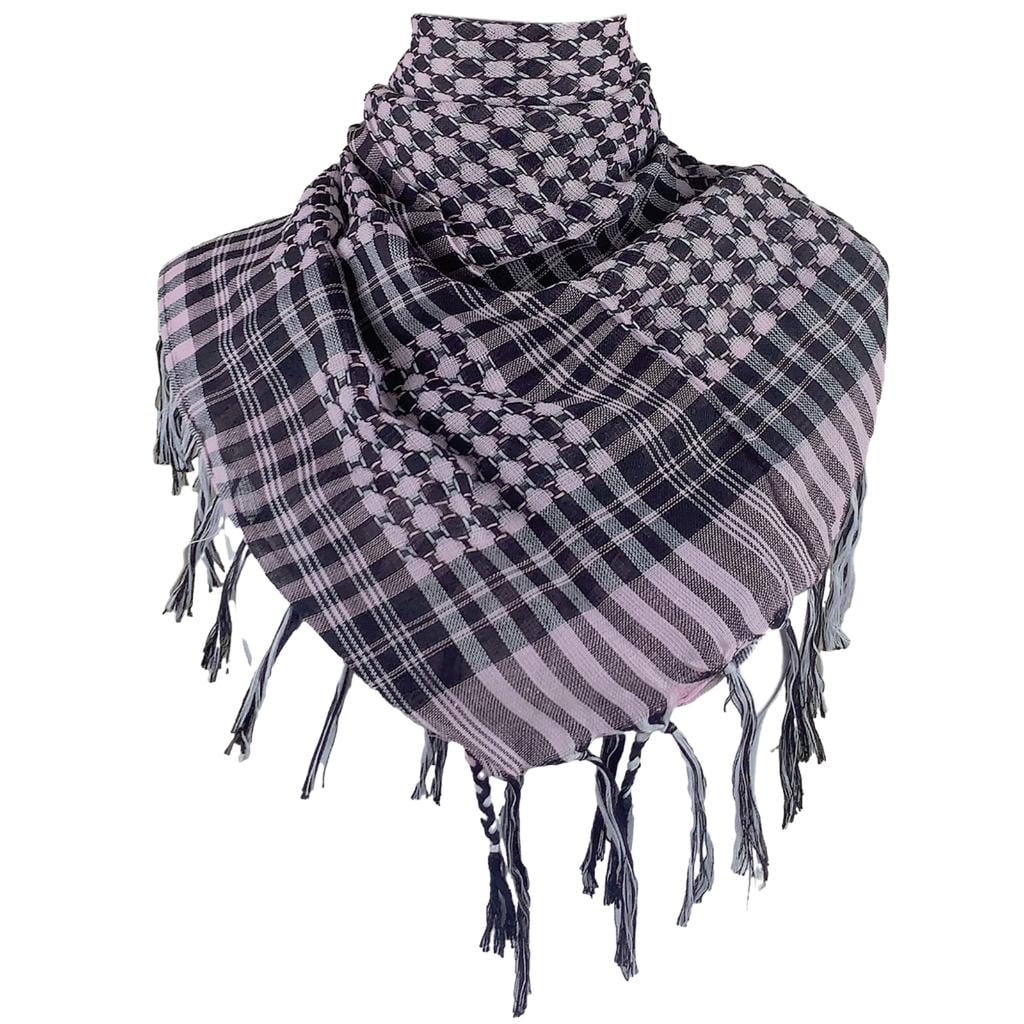 Giaone Arab Keffiyeh Shemagh Square Scarf Colorblock Houndstooth Desert ...