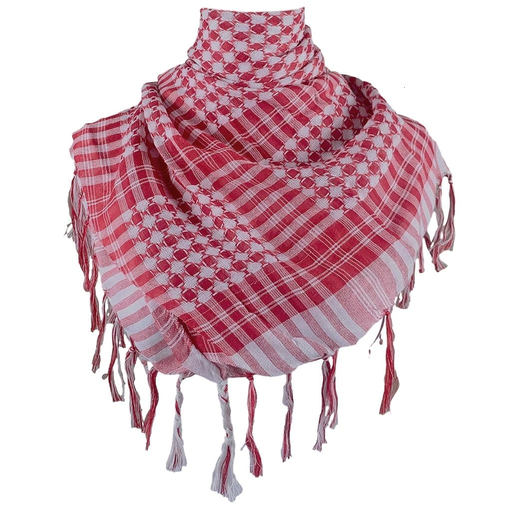 Giaone Arab Keffiyeh Shemagh Square Scarf Colorblock Houndstooth Desert ...