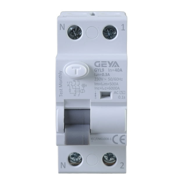 Giaone Auto Recloser Leakage Circuit Breaker 2P 40A Automatic Reclosing ...