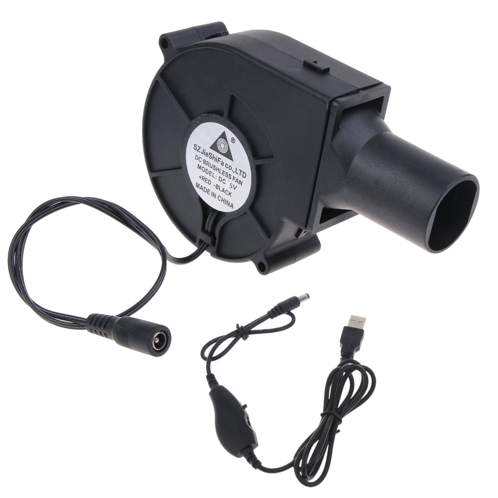 Giaone Barbecue Blower with USB Cable and 12V 5.5x2.1mm Air Duct Manual ...