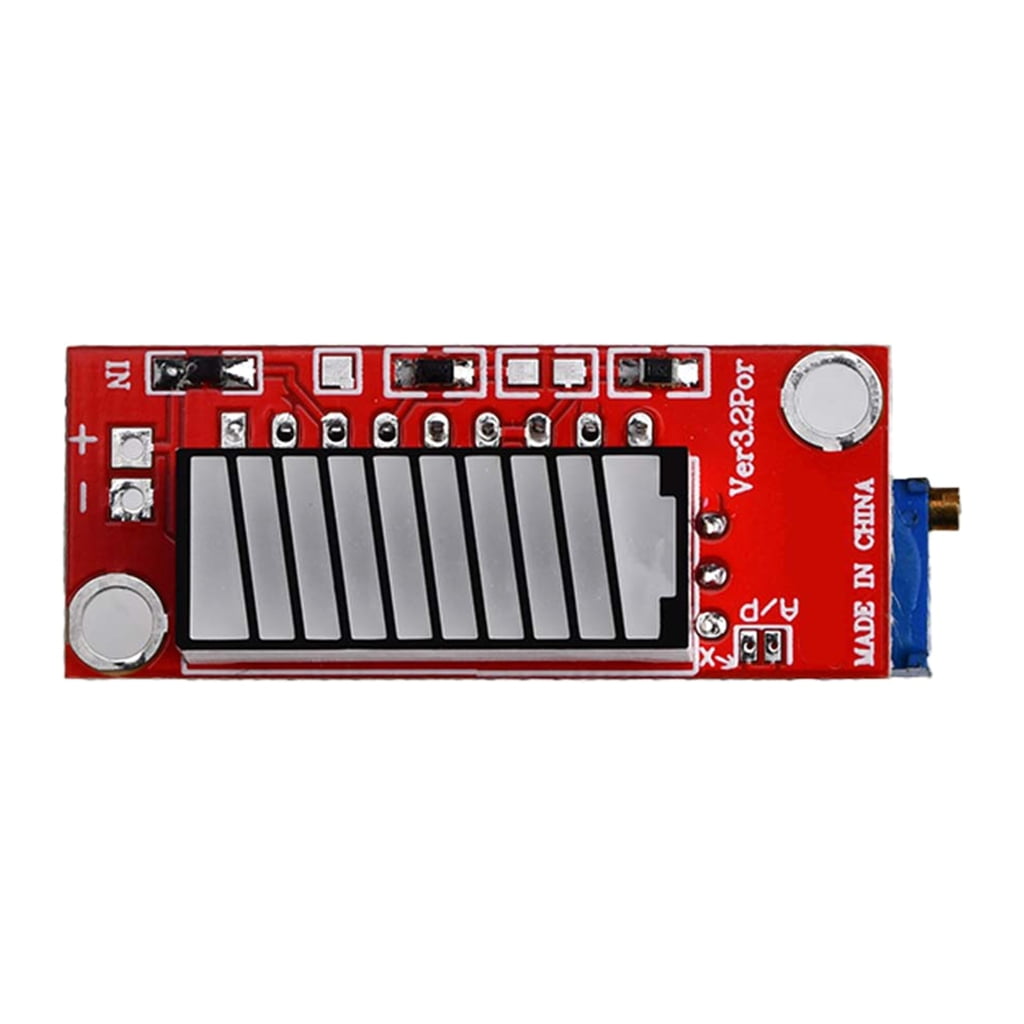 Giaone Battery Monitors LED Tester Display 10 Battery LED Capacity ...