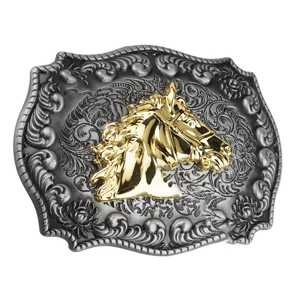 Giaone Big Cowboy Belt Buckle Metal Belt Buckle Long Horn Bull Western ...