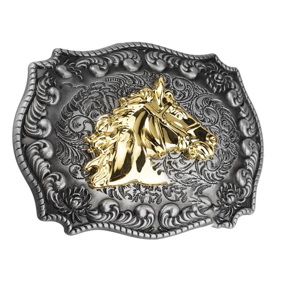 Giaone Big Cowboy Belt Buckle Metal Belt Buckle Long Horn Bull Western ...