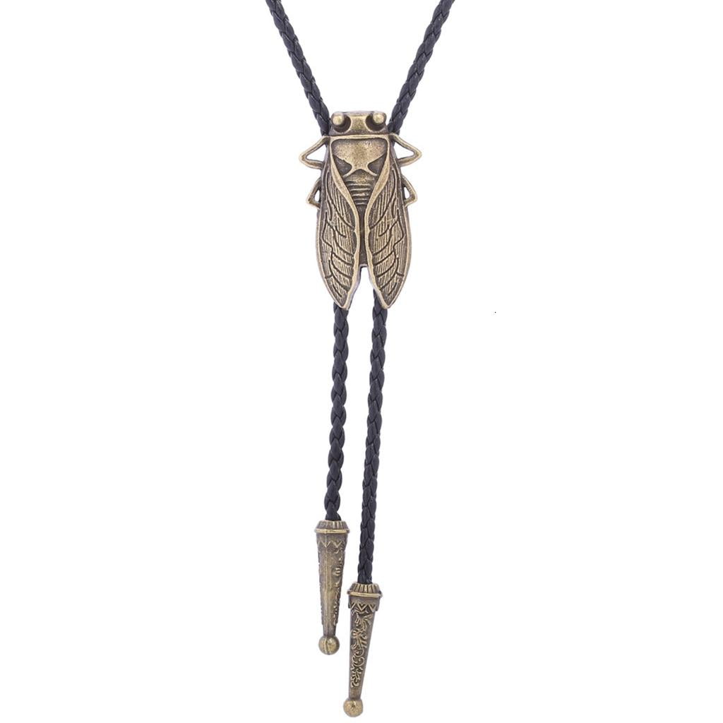 Giaone Braided Shoestring Necktie Bola-Tie Western Cowboy Rodeo ...
