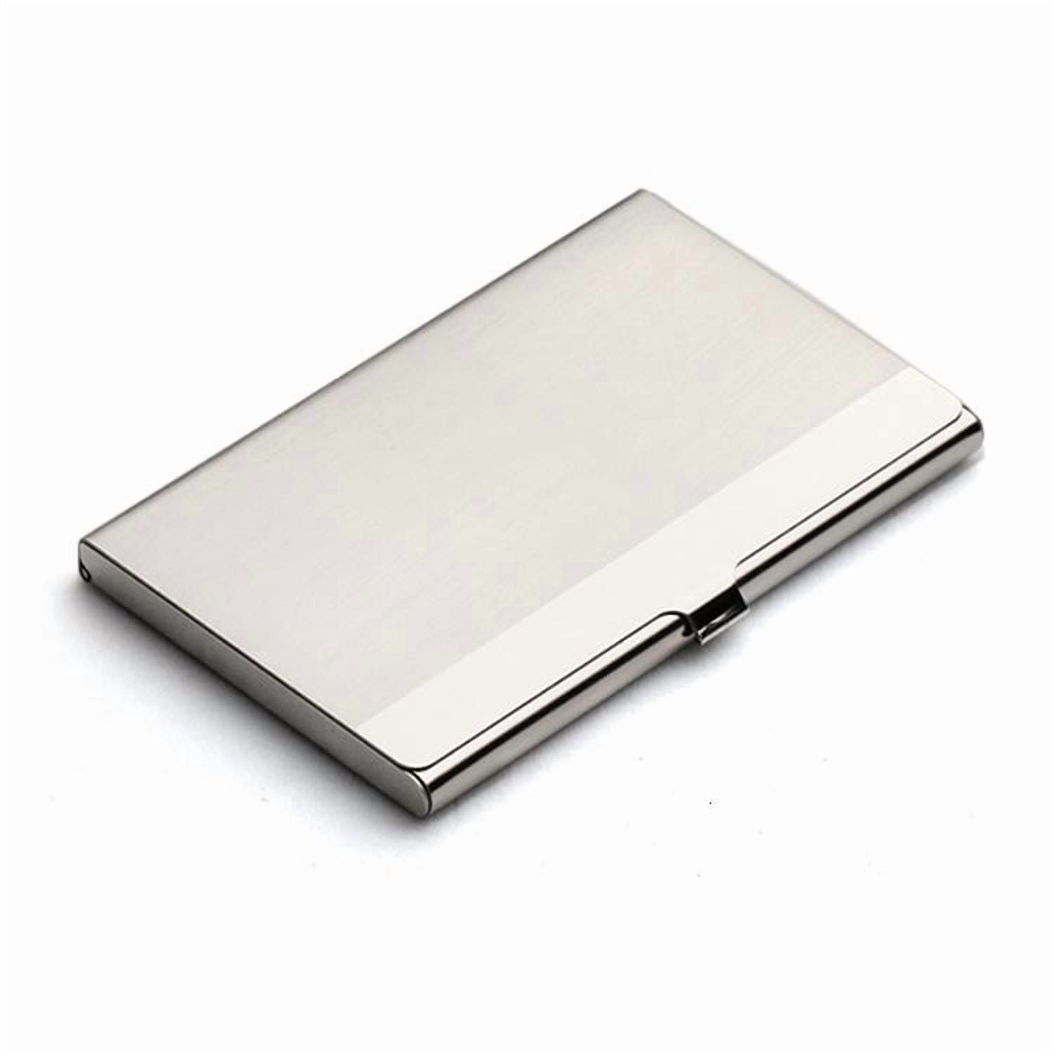 Giaone Business Card Case Metal Business Card Organizers Stainless ...
