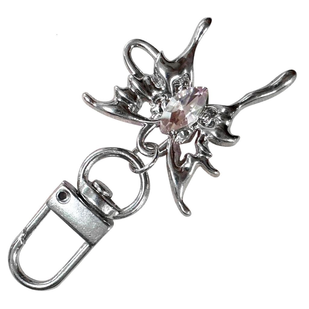Giaone Butterfly Pendant Keychain Bow/Star/Heart Key Chain Multi ...