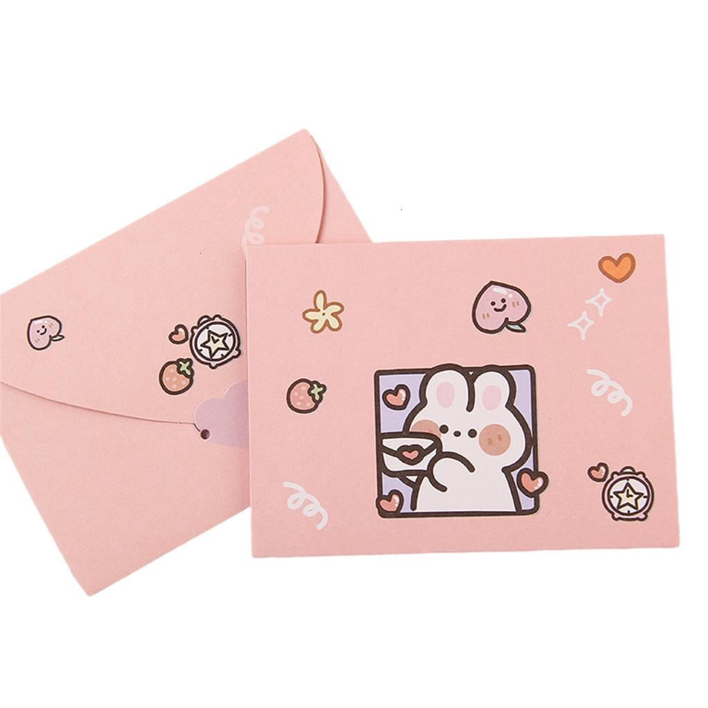 Giaone Cartoon Greeting Cards Birthday Card Envelope Letter Paper ...