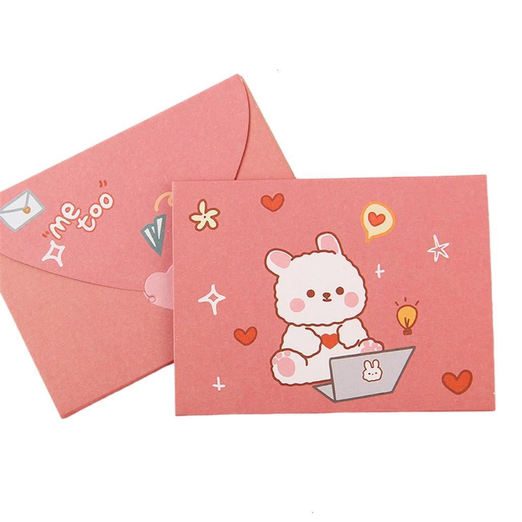Giaone Cartoon Greeting Cards Birthday Card Envelope Letter Paper ...
