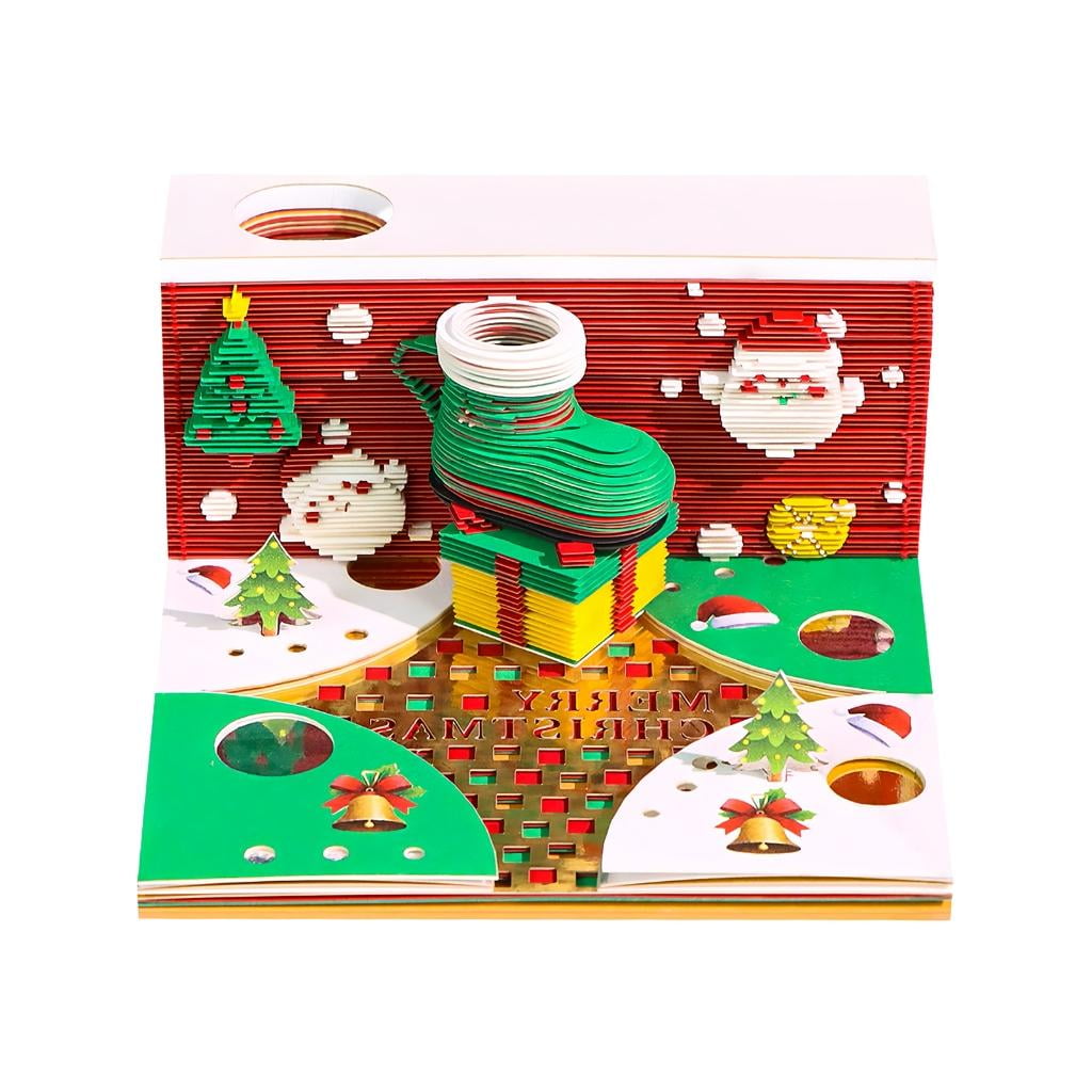 Giaone Christmas Themed Weekly Schedule Book Tear Resistant Paper Safe ...