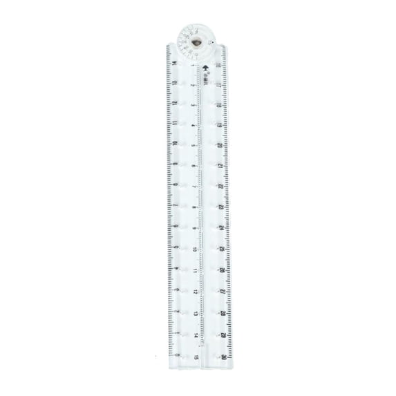 Giaone Clear Drawing Ruler Folding Ruler Straight Ruler Measuring ...