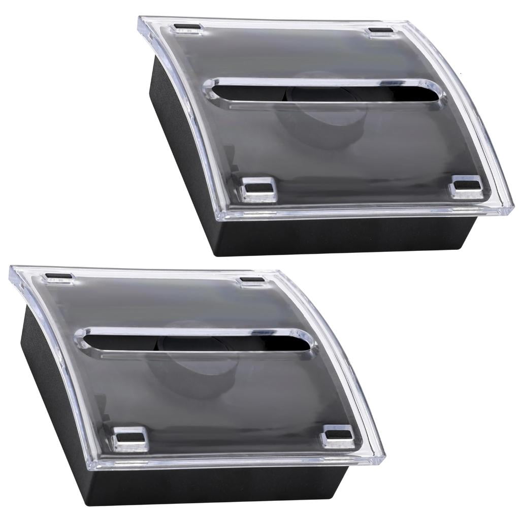 Giaone Clear Plastic Note Dispenser Pull Out Sticky Notes Box Desktop ...