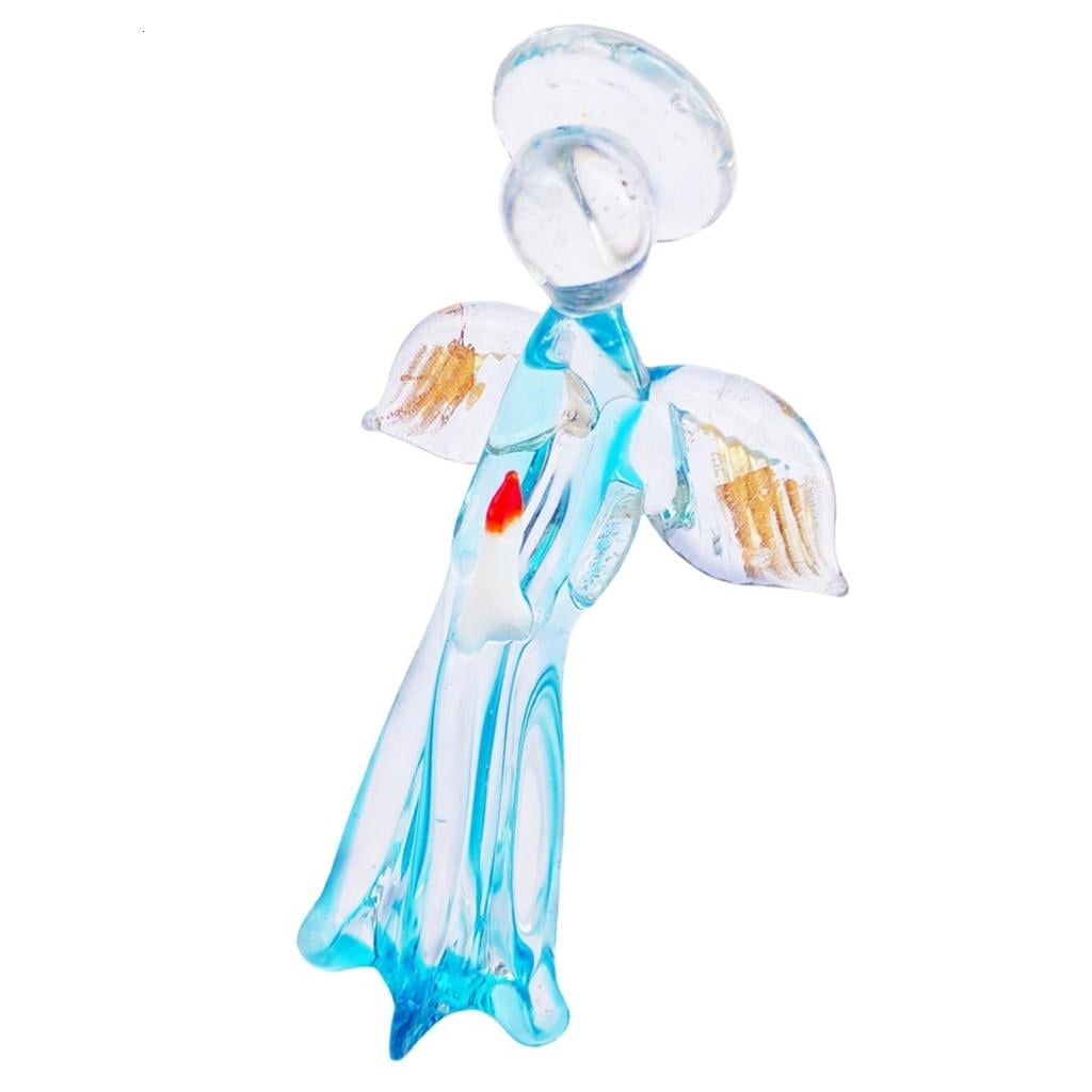 Giaone Colorful Crystals Angeled Statue Collectible Press Paper Glass ...