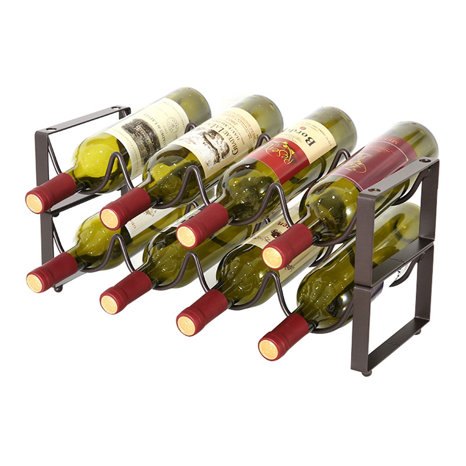 Giaone Contertop Wine Racks Wave Shaped Shelves Kitchen Storage Stand ...