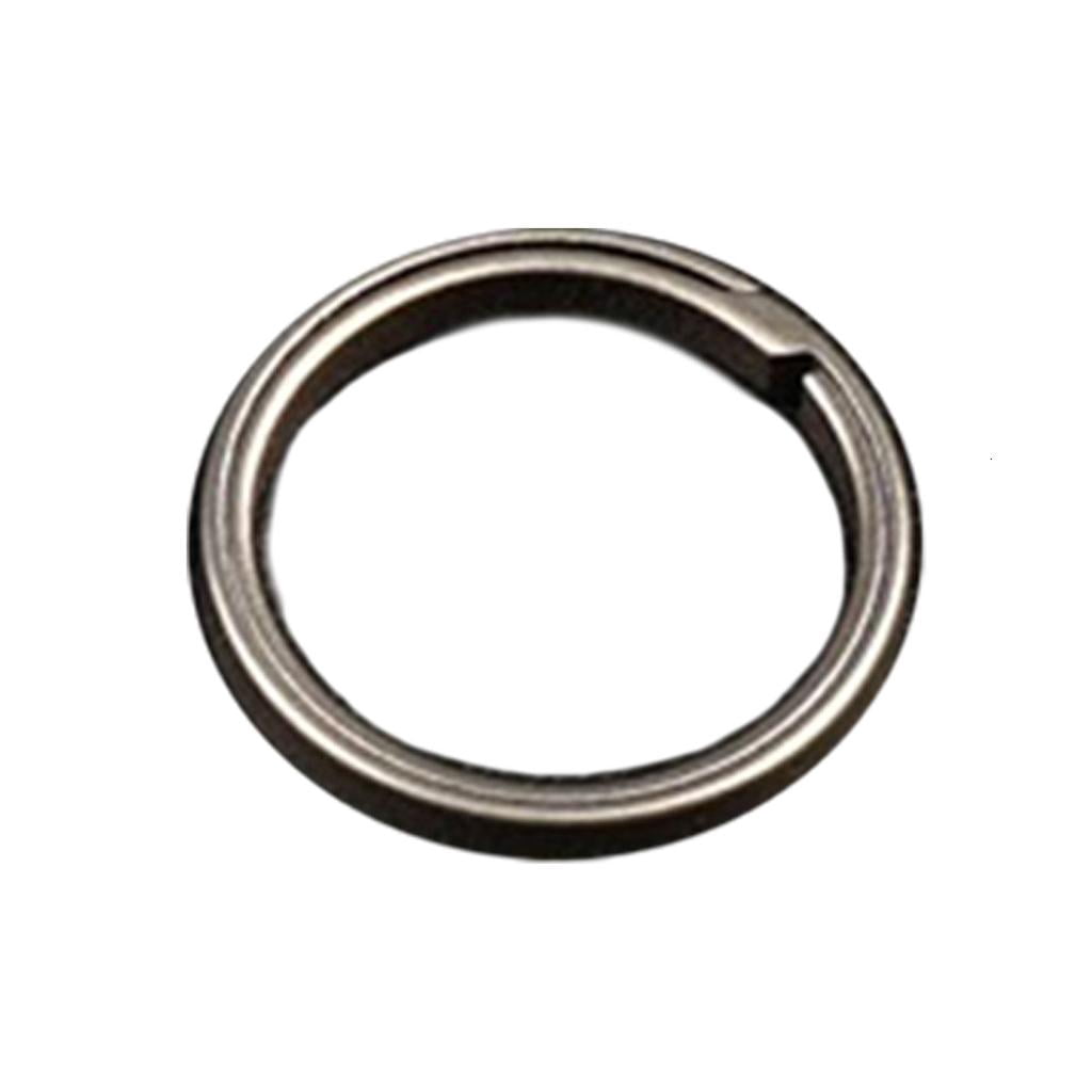 Giaone Convenient Keychain Rings Flat Key Rings Metal Keychains Rings ...