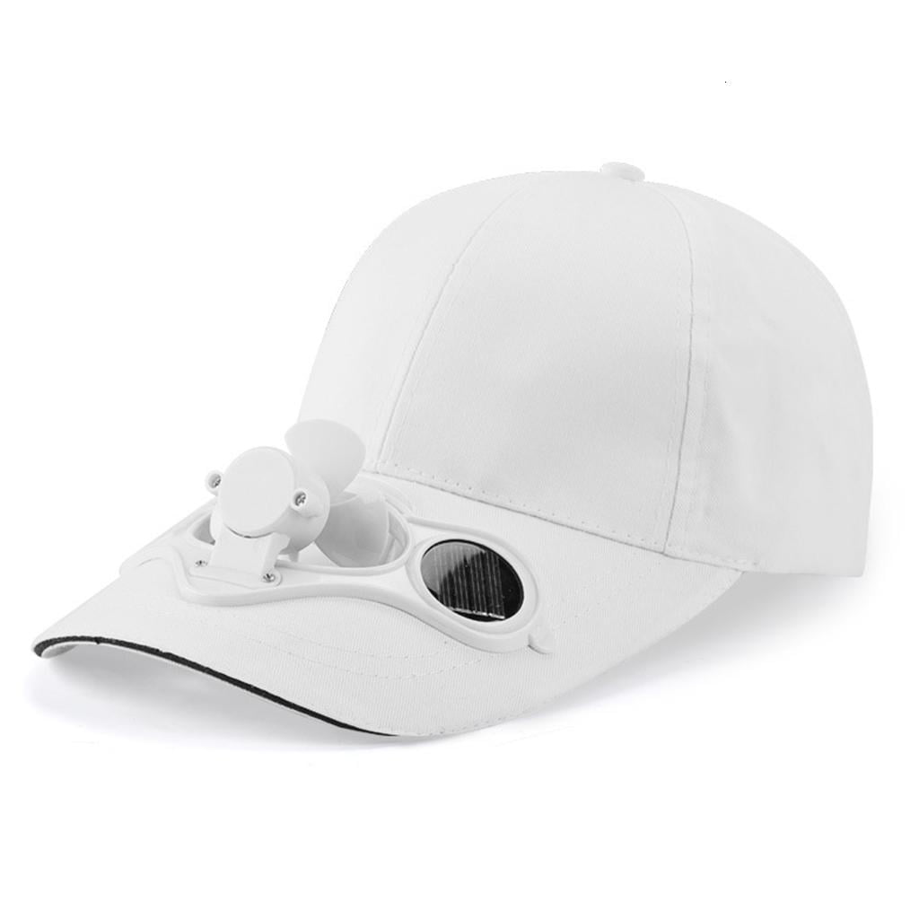 Giaone Cotton Adjustable Baseball Cap for Sun for Protection Solar Fan ...