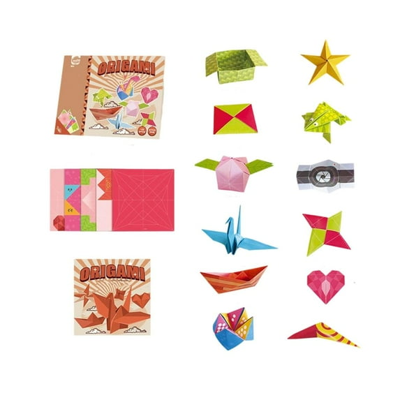 Giaone Creative Foldable 3D Paper Art Set Childrens Crafting With ...