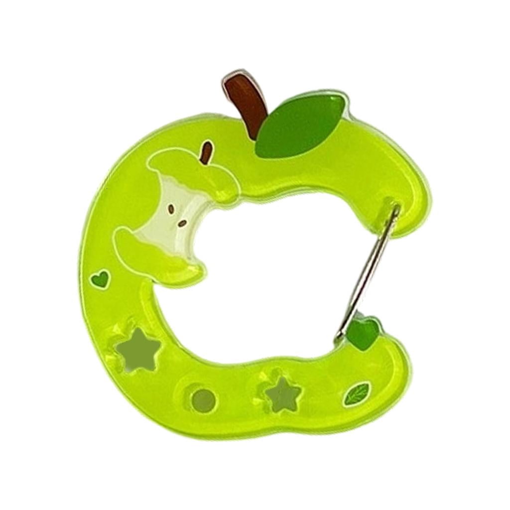 Giaone Cute Charm Clear Key Ring With Detachable Carabiner Hook ...