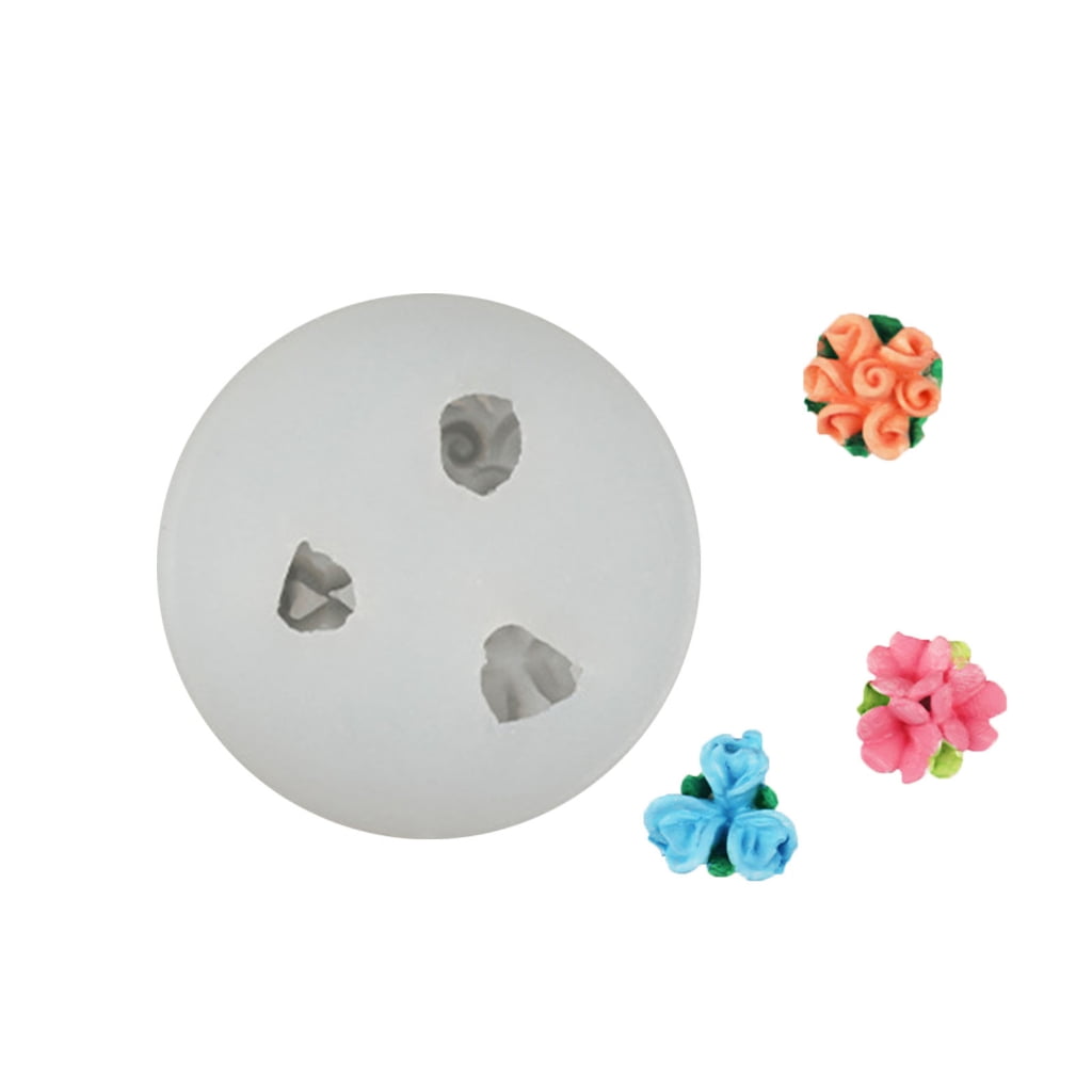 Giaone Cute Flower Shape Silicone Mold Fondant Molds Cake Decorating ...