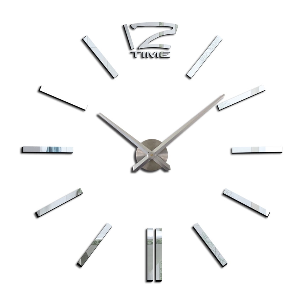 Giaone Digital Silent Sticker 3D Acrylic Mirror Stickers for Living ...