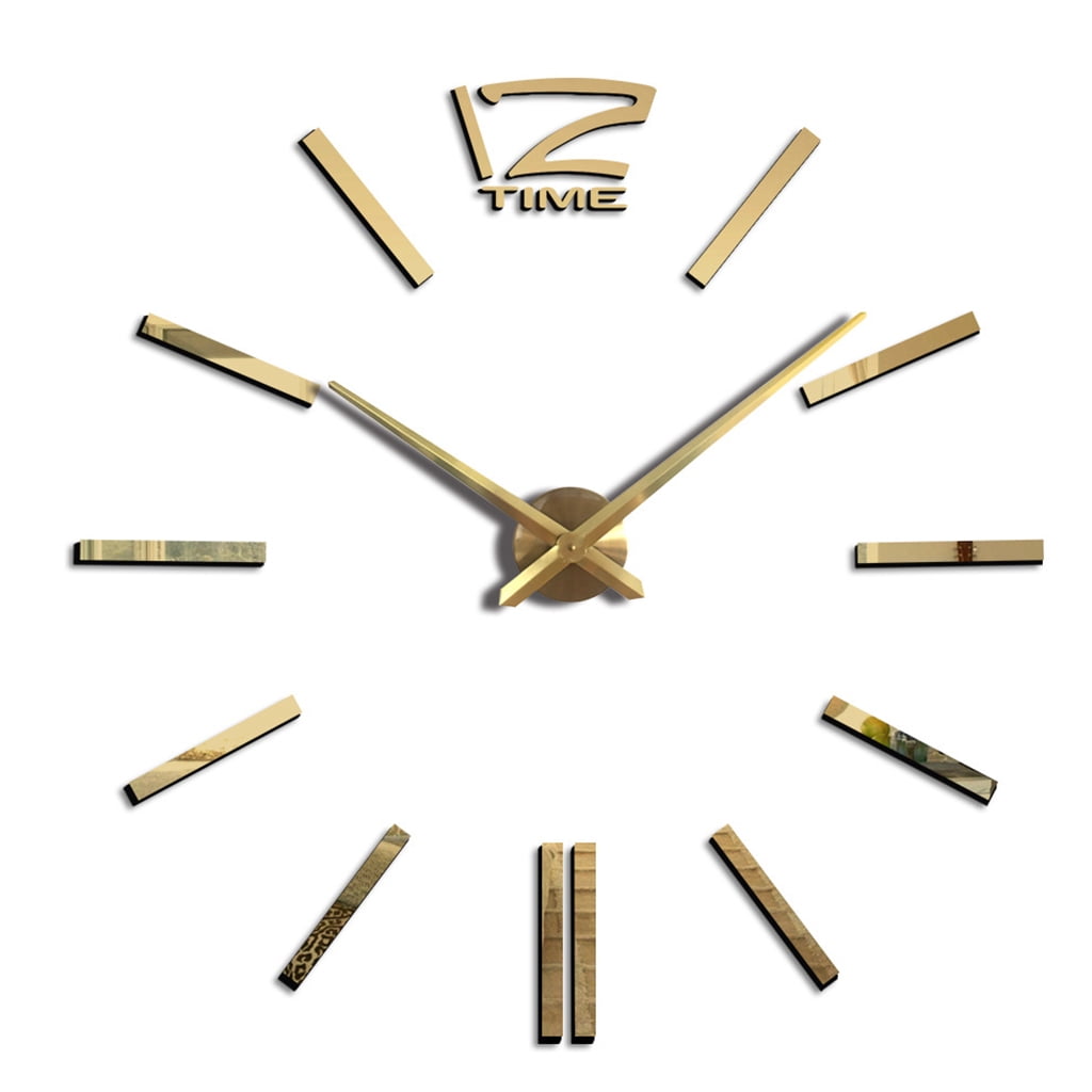 Giaone Digital Silent Sticker 3D Acrylic Mirror Stickers for Living ...