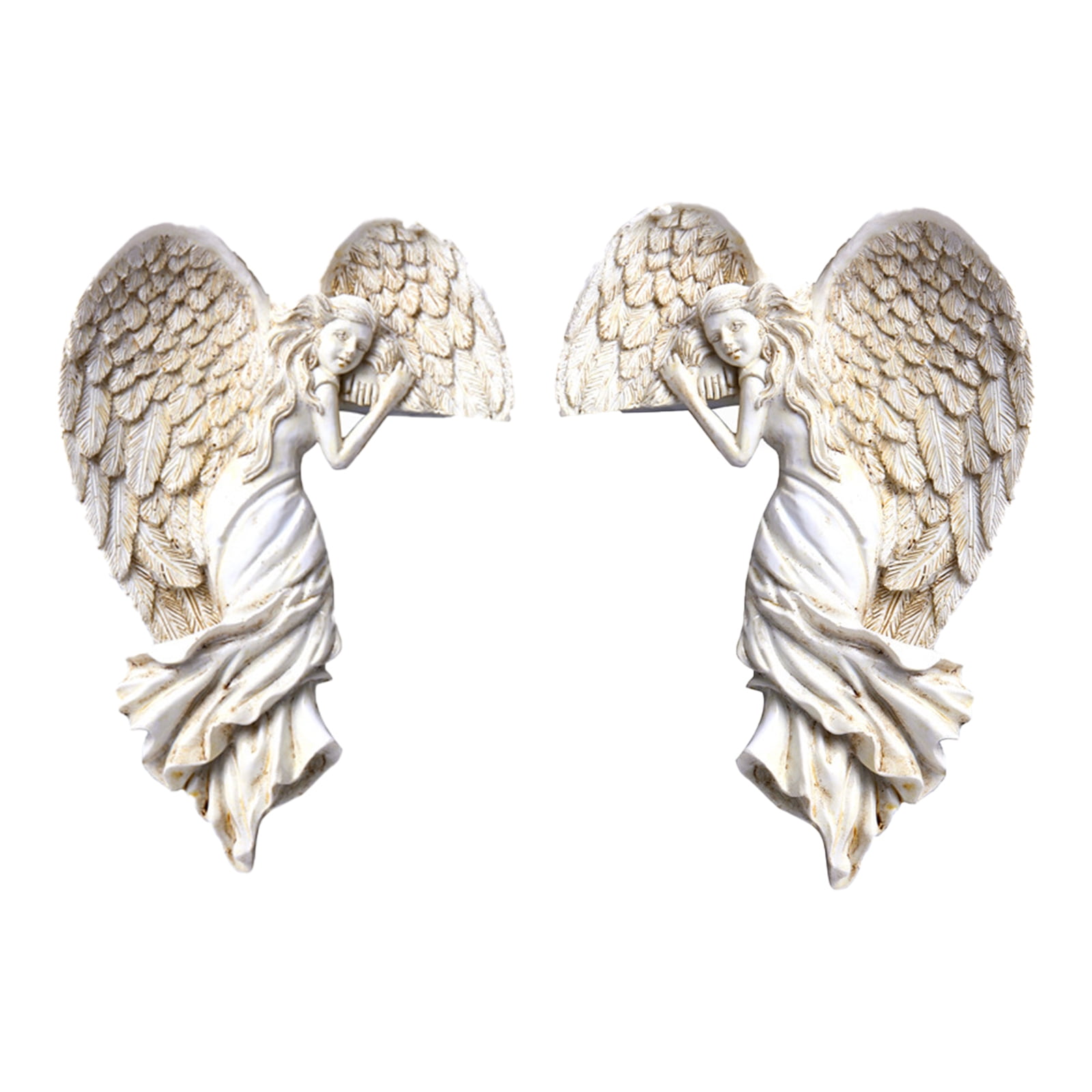 Giaone Door Frame Angel Statue 2pcs Left Right Corner Angel Figurine ...