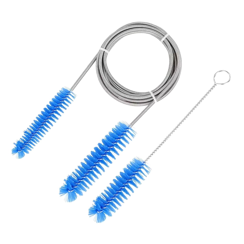 Giaone Double Ended Flexible Spring Bent Pipe Cleaner Brushes Set Steel ...