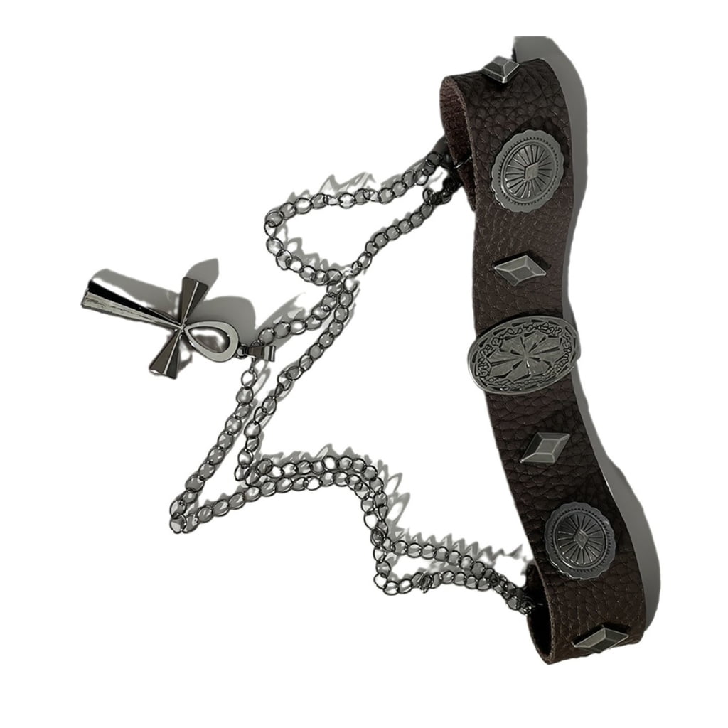 Giaone Double Layer Retro Punk Necklace With Crosses Accessory for ...