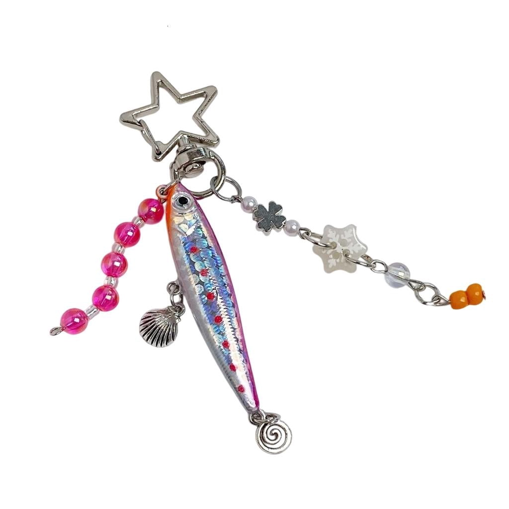 Giaone Dynamic Moving Fish Key Holder Decoration Accessory for Bags and ...