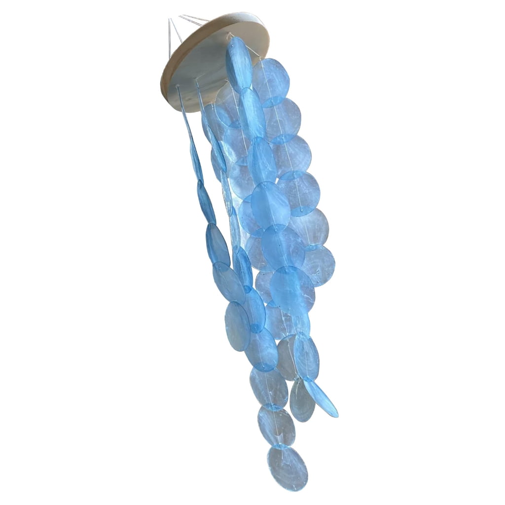 Giaone Elegant Colored Capiz Shells Wind Chimes for Outdoor or Indoor ...