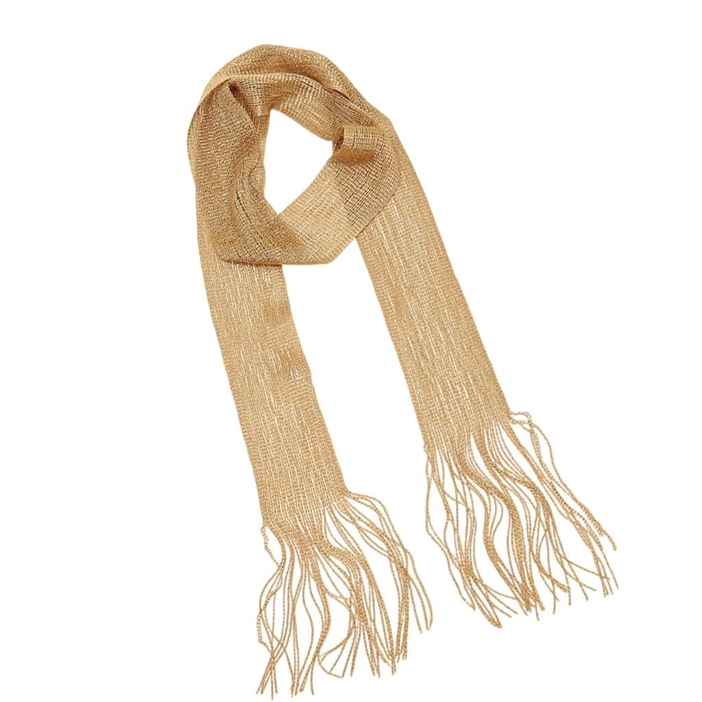 Giaone Elegant Fringed Neck Scarf Long Hair Scarf All Matching Neck ...