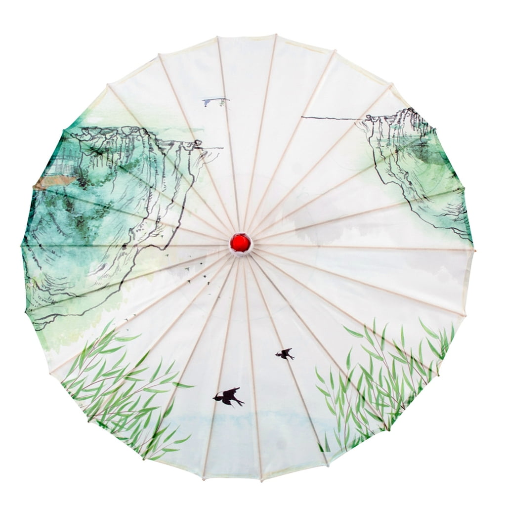 Giaone Elegant Orientals Parasols with Bambooes Frame Oiled Paper ...
