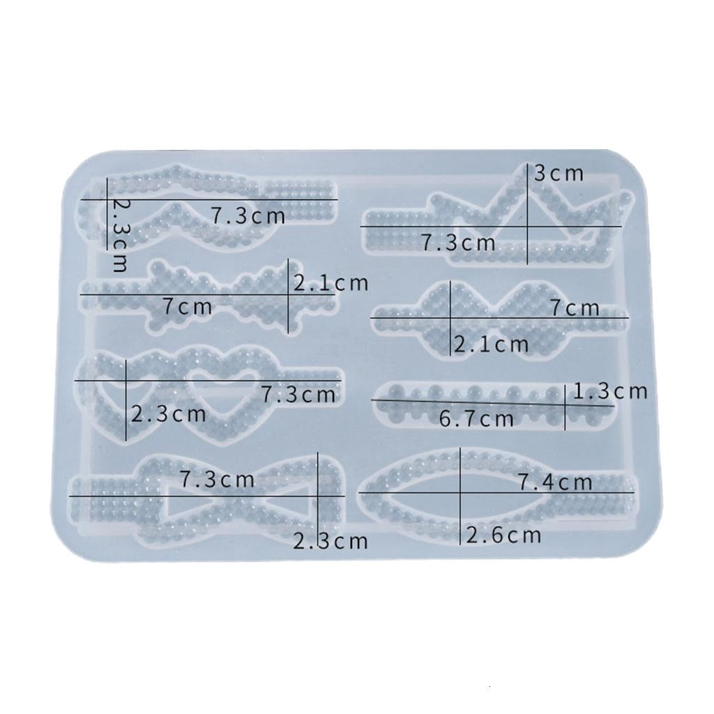 Giaone Epoxy Resin Mold Hair Clips Barrettes Casting Silicone Mould ...