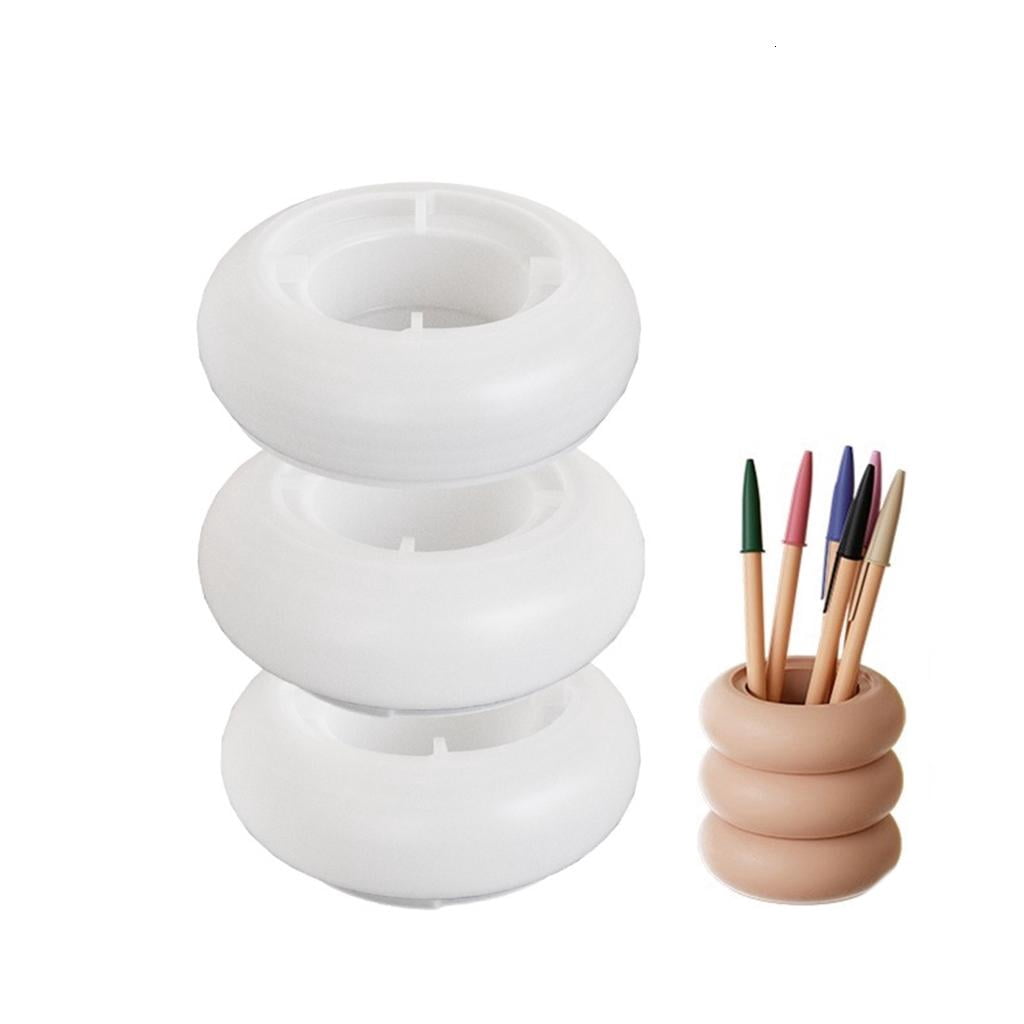 Giaone Epoxy Resin Storage Jar Mold Silicone Pen Holder Mold Jewelry ...