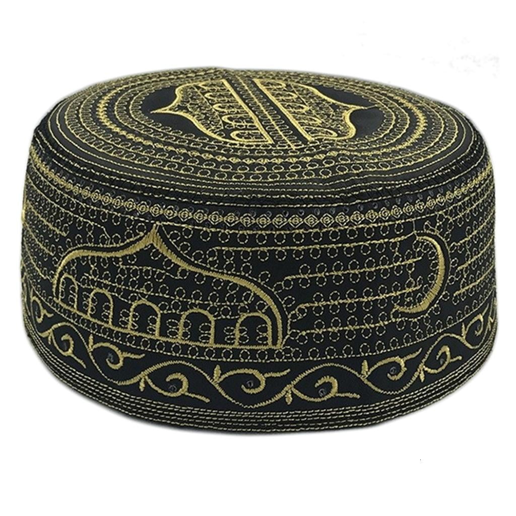 Giaone Ethnic Muslims Men Prayer Hat Embroidered Islamic Hui ...