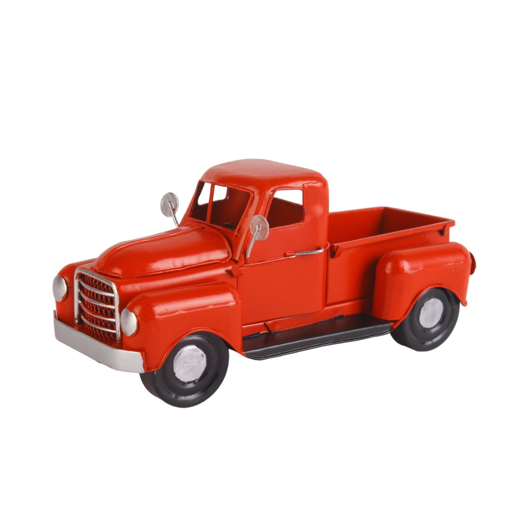 Giaone Festive Metal Truck Decor Vintage Pickup Car Model Farmhouse ...
