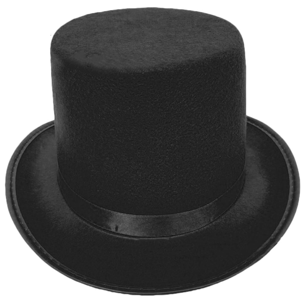 Giaone Flat Top Hat Magicians Tall Hat Music Festival Bowlers Hat Stage ...
