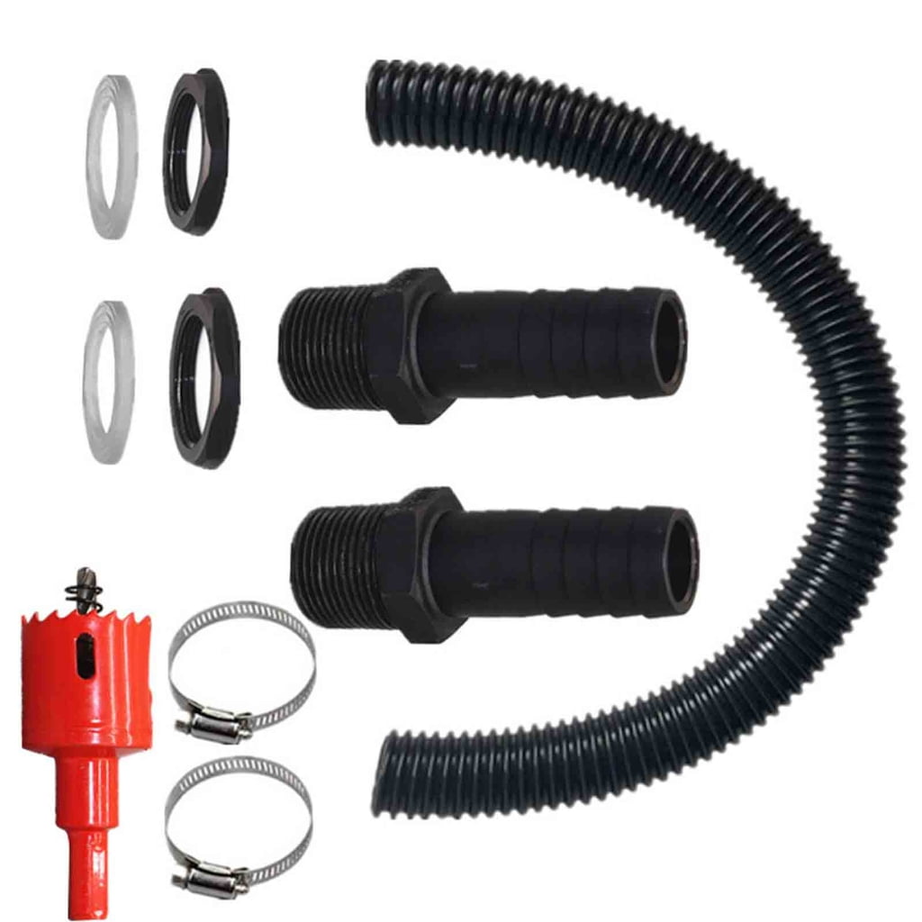 Giaone Garden Water tanks Linking set with 100cm Flexible Hoses Rain ...