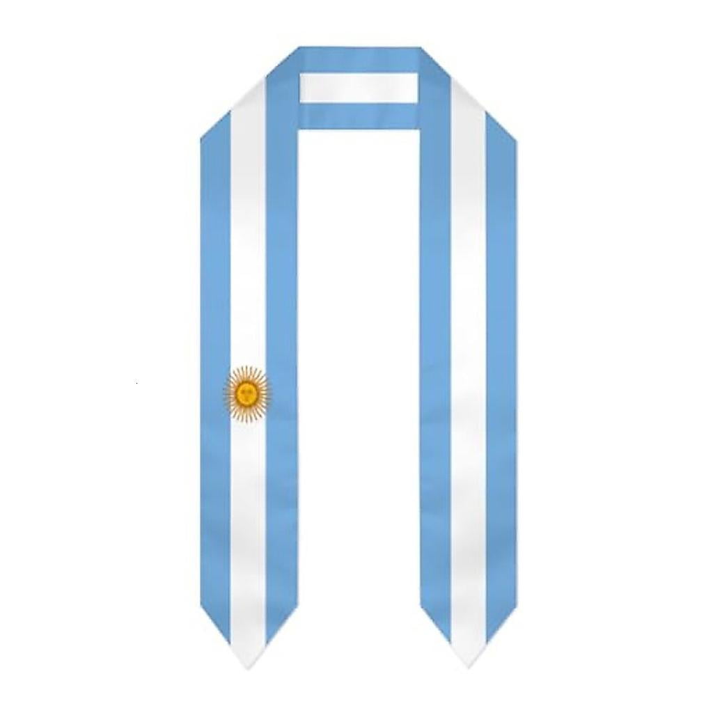 Giaone Graduation Sash with Flags Pattern Ceremony Stole For Children ...