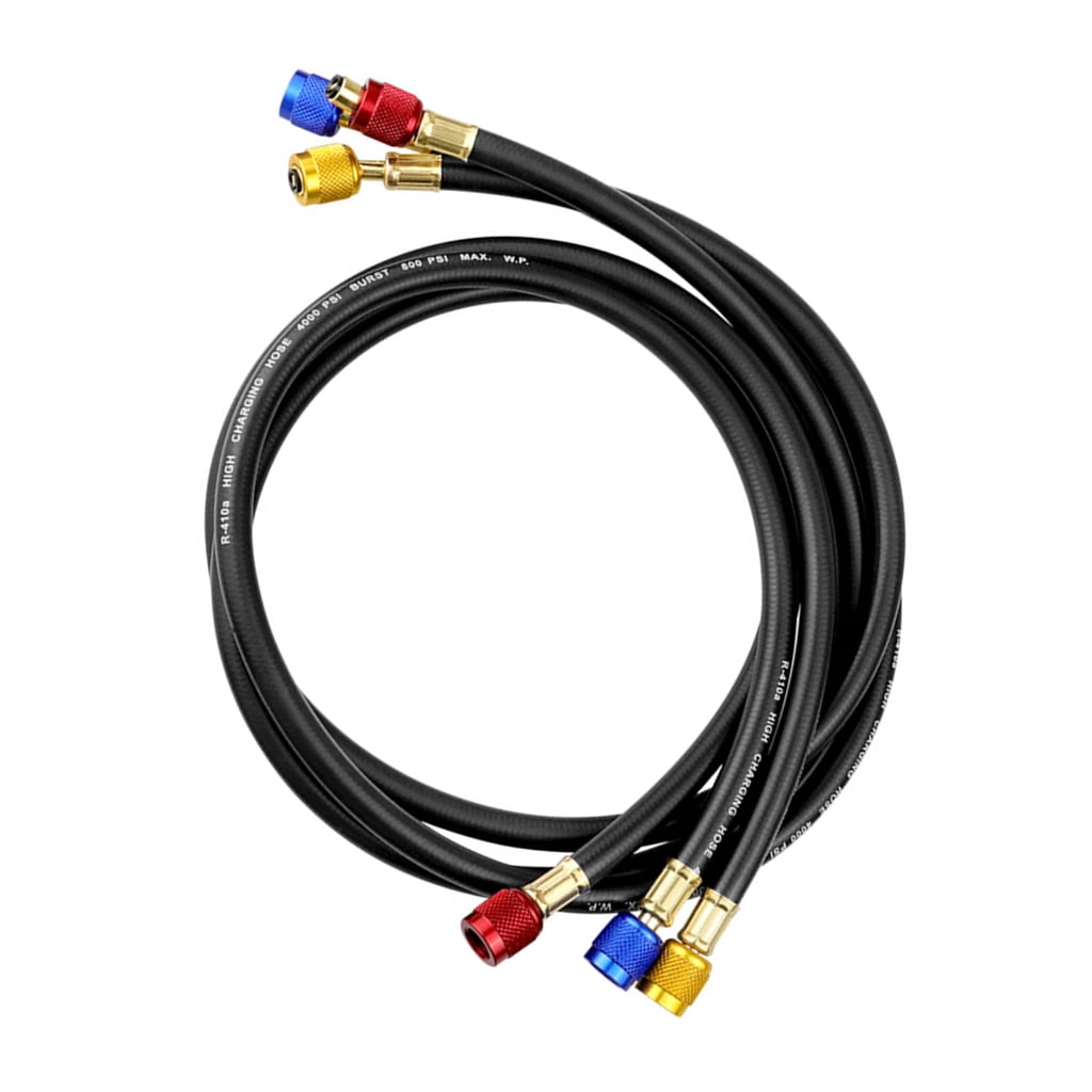 Giaone HVAC Manifolds Hose Kit with Valves for R134A R410A R404A R12 ...