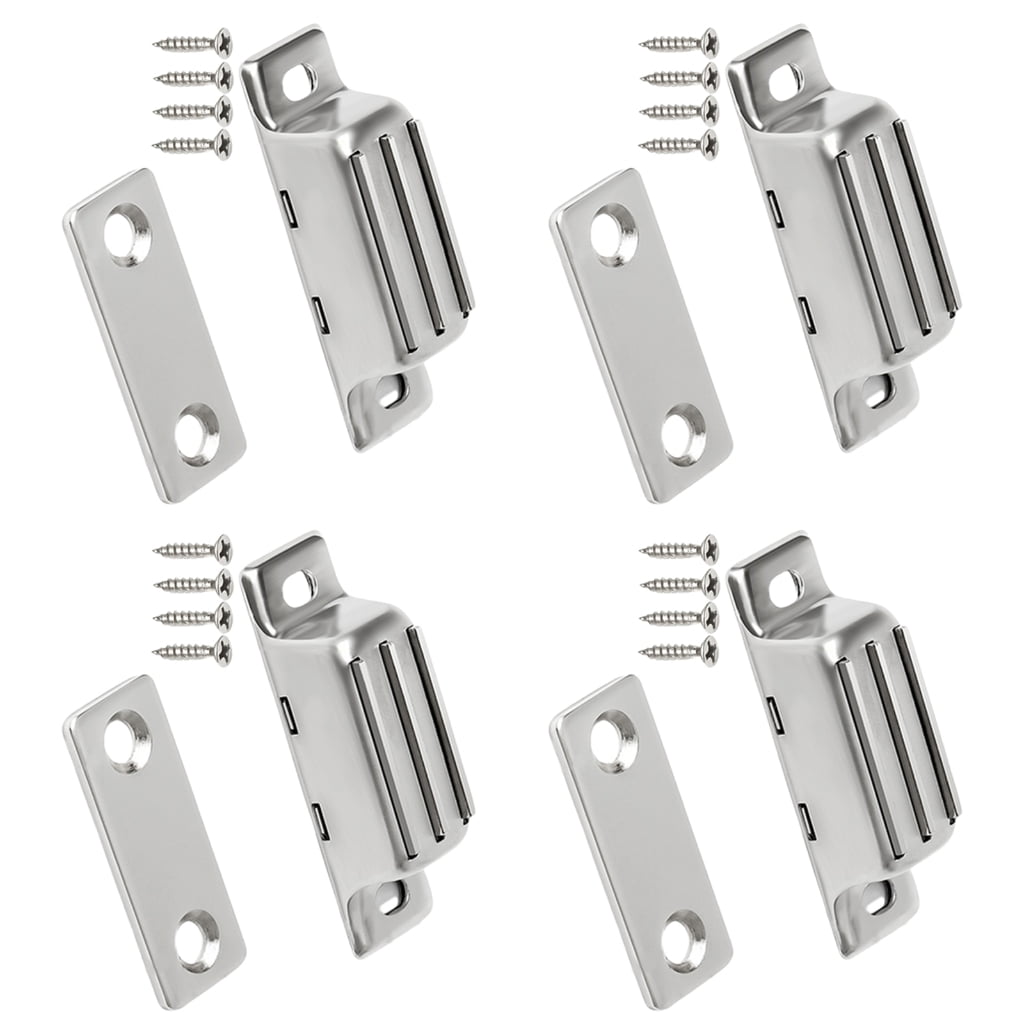 Giaone Heavy Duty Stainless Steel Magnetic Latches Door Magnets set for ...