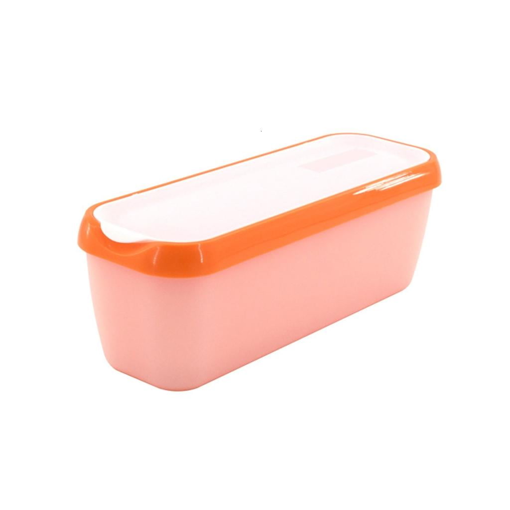 Giaone Ice Cream Storage Tub Rectangular Reusable Ice Cream Box ...