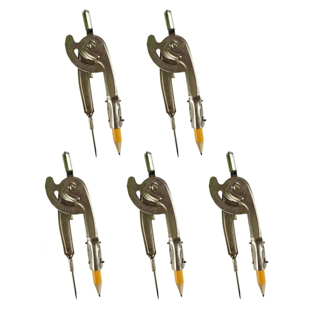 Giaone Iron Compasses Double Side Scale Geometric Drawing Tool Math ...