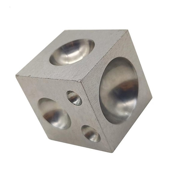 Giaone Jewelry Dapping Block Square Carbon Steel Block for Creative ...