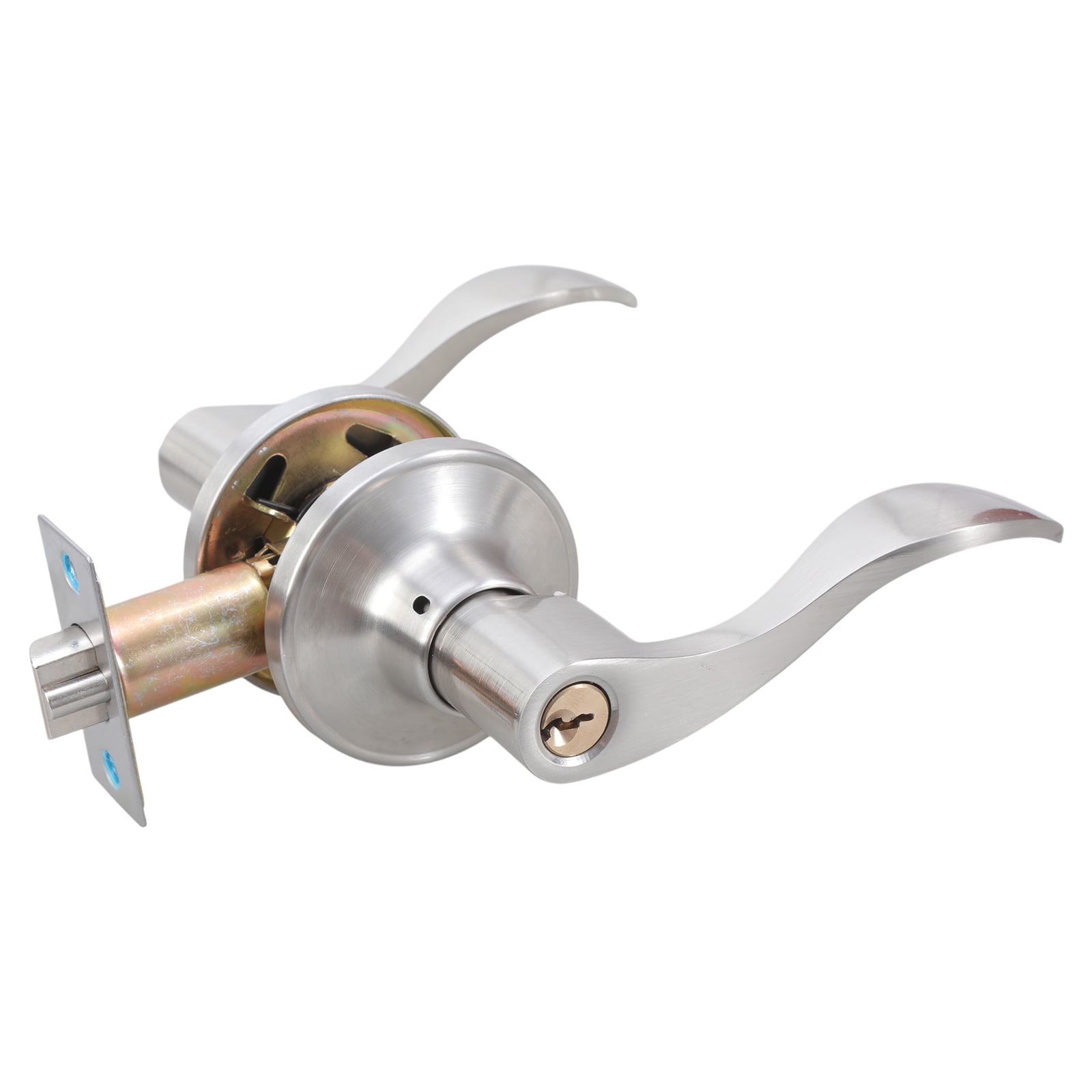 Giaone Keyed Entry Door Levers Reversible Handle with Universal Latches ...