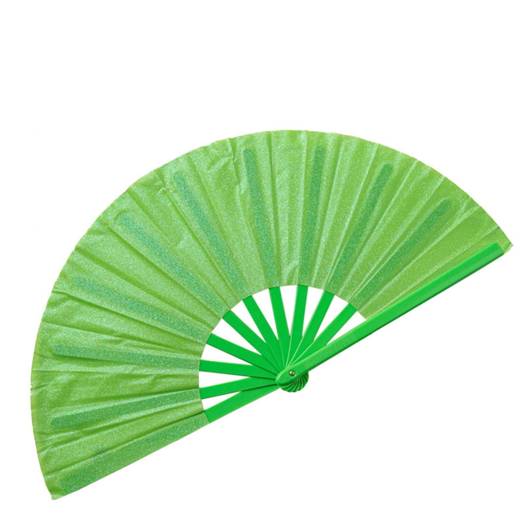 Giaone Large Raves Folding Hand Fan Clacks Handheld Fan for Festivals ...